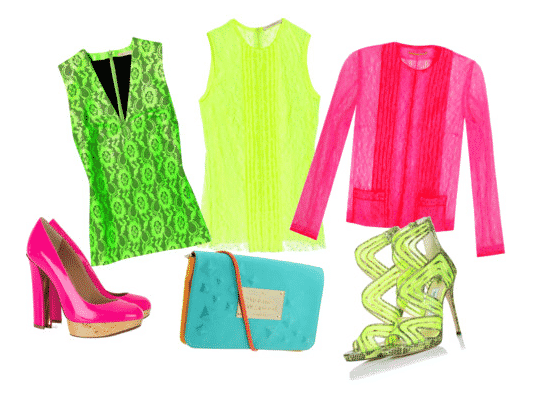 Damenmode Trends 2012: Neon, kleines Schwarzes, Leo Prints